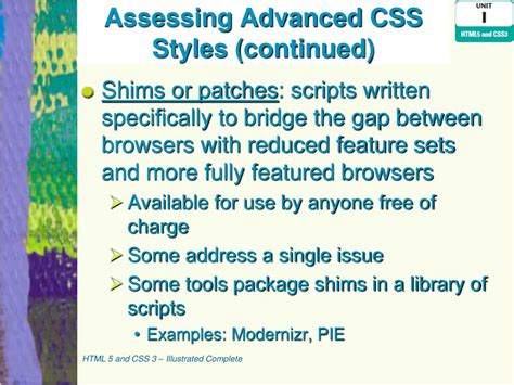 Ppt Html 5 And Css 3 Illustrated Complete Unit I Applying Advanced Css Styling Powerpoint