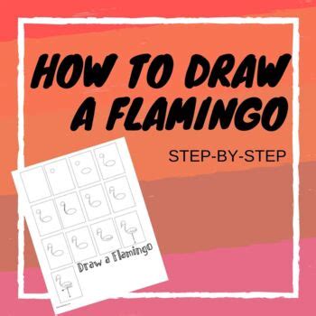How To Draw A Flamingo Step By Step By No Corner Suns TPT