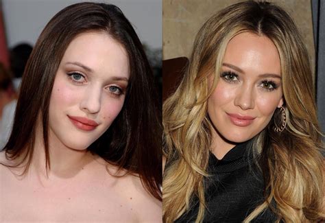 Best Face Kat Dennings Vs Hilary Duff Rcelebbattles