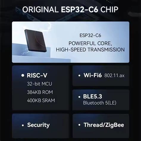 Ebyte Esp32 C6 Mini 1u 2 4ghz Bluetooth Wifi Iot Soc Module 20dbm 180m Wifi6 Ble5 3 Esp32 C6