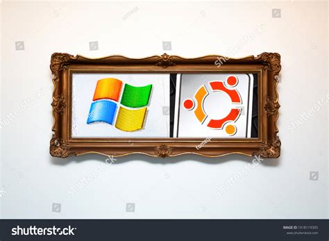 Linux Vs Windows Over Royalty Free Licensable Stock Photos Shutterstock