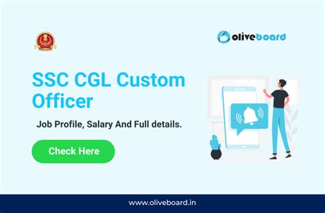 Ssc Cgl Custom Officer Job Profile Salary Full Details
