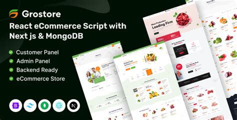 Grostore React Ecommerce Script With Nextjs And Mongodb By Themetags