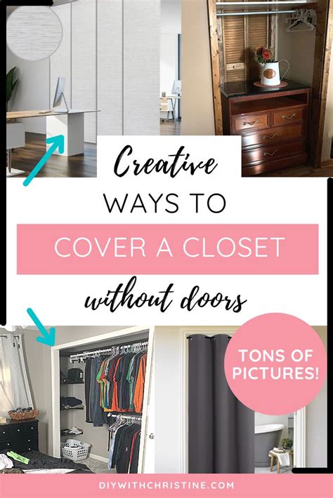 Creative Ways To Cover A Closet Without Doors