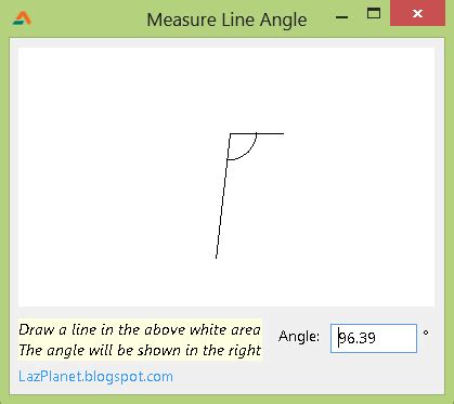 Measure The Angle Of A Line LazPlanet