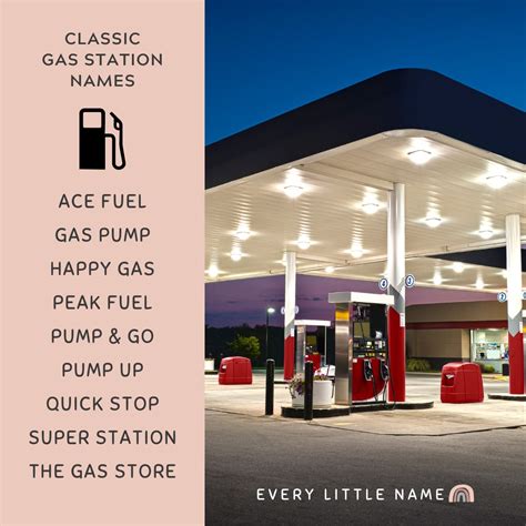 100 Best Gas Station Names Clever Catchy And Creative Every