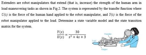 Solved Extenders Are Robot Manipulators That Extend That Chegg