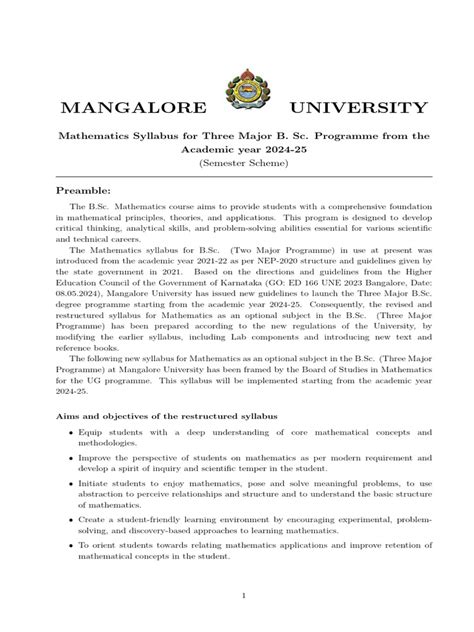 B Sc Mathematics Pdf