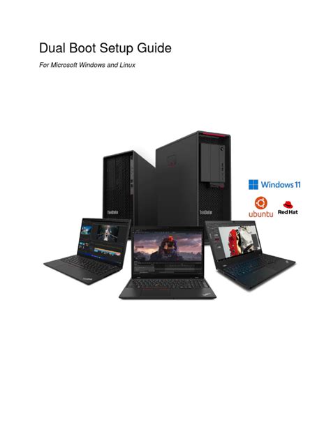 Lenovo Dual Boot Setup Guide V11 Pdf Booting Linux Distribution
