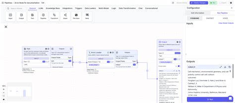 Arxiv Loader Node Vectorshift