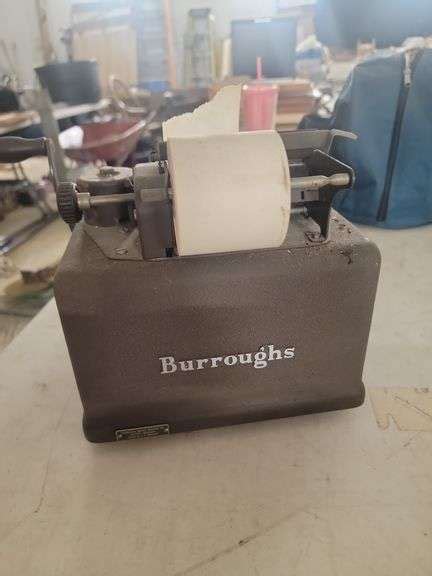 Burroughs Class 9 Adding Machine Advantage Auction
