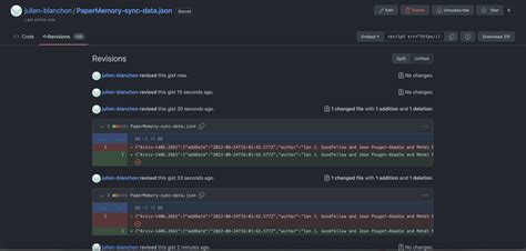 Sync Trough Github Gists Issue Vict Rsch PaperMemory GitHub