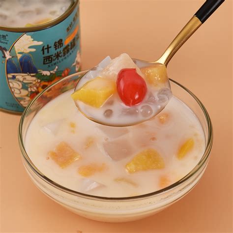 酸奶西米露水果罐头整箱黄桃橘子菠萝葡萄椰果混合装网红午后零食 虎窝淘