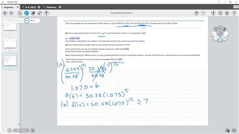 Exponential Function Application Youtube