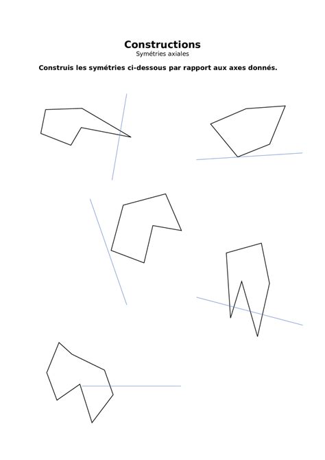 Maths P Translation et symétrie BDRP