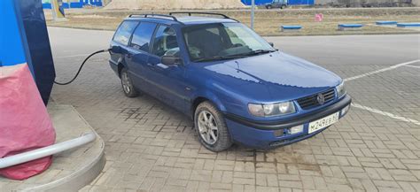 голубой дельфин — Volkswagen Passat Variant B4 1 8 л 1994 года кузовной ремонт Drive2
