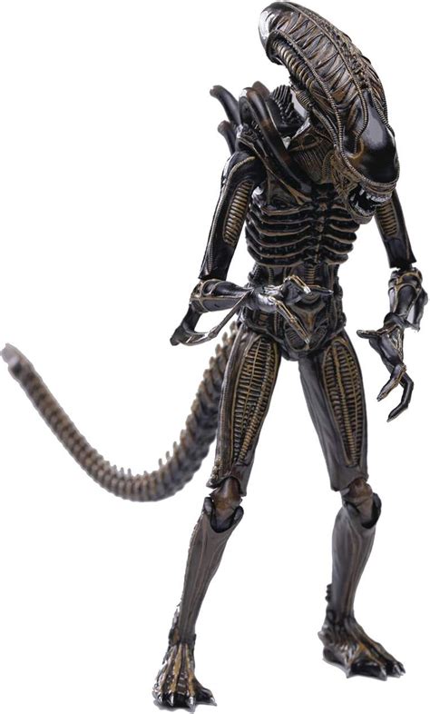 Hiya Toys Aliens Brown Alien Warrior 118 Scale Action Figure Multicolor Toys