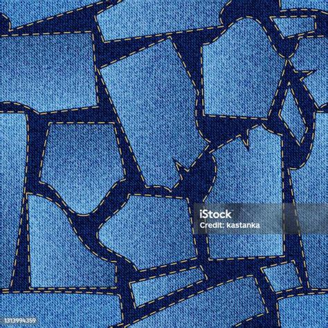 패치워크 섬유 패턴 원활한 퀼팅 디자인 배경 0명에 대한 스톡 벡터 아트 및 기타 이미지 0명 고철 곡선 Istock