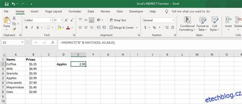 Jak Používat Funkci NepŘÍmÉ V Aplikaci Excel