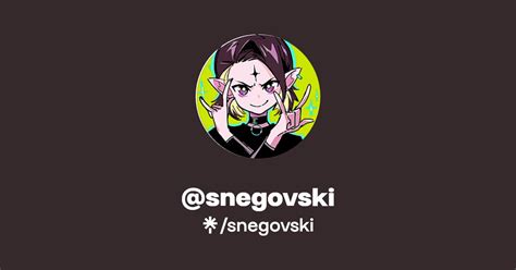 Snegovski Official Twitch Twitter Linktree