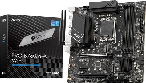 Amazon Com MSI PRO B M A WiFi ProSeries Motherboard Supports Th Th Th Gen Intel