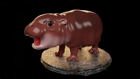 Moo Deng 3d Model By Kip Ushastok Kip [0076be7] Sketchfab