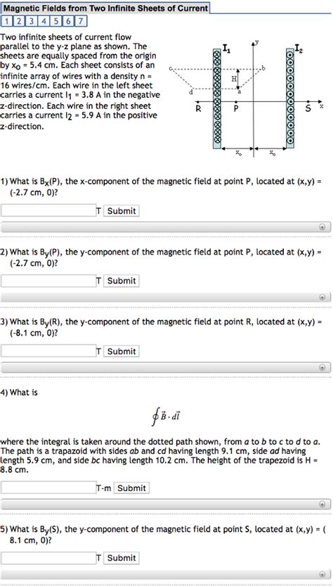 Solved Magnetic Fields From Two Infinite Sheets Of Current