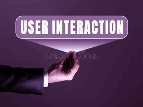 Handwriting Text User Interaction Business Showcase How The Customer Acts On The System And