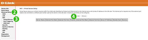 Enable Port Forwarding For The D Link DSL 520B SE CFos Software