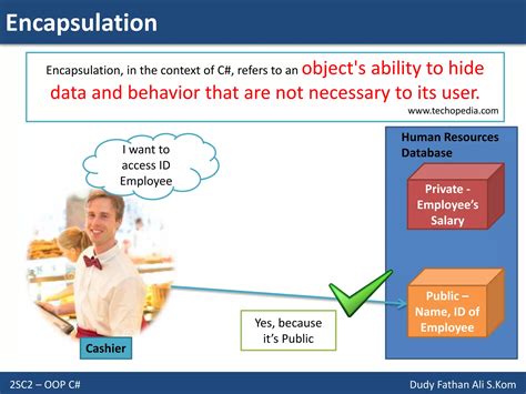 object oriented programming abstraction and encapsulation pptx