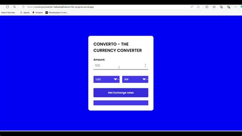 Habeeba Khatoon On Linkedin Webdevelopment Javascript Api Currencyconverter Projectshowcase