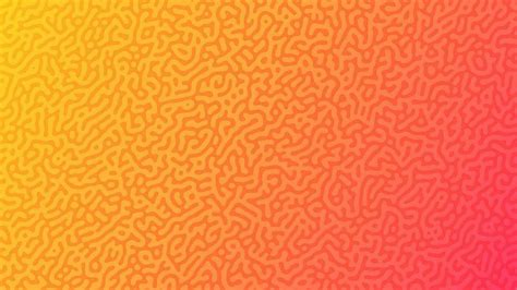 Orange Turing Reaction Gradient Background Abstract Diffusion Pattern