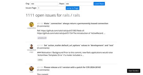 Rsk Github Issues Example Codesandbox