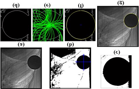 A Imagen De Referencia B Aplicación Del Método De Otsu Y Selección
