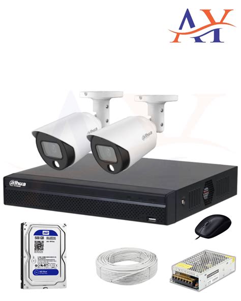 2 Analog Cameras 5 Megapixel Cctv Cameras Package Dahua Ay Tech Solutions