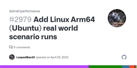 Add Linux Arm64 Ubuntu Real World Scenario Runs Issue 2979