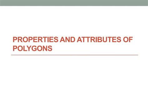 Polygons Ppt