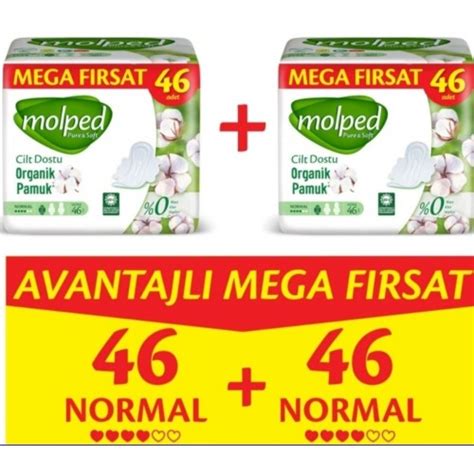 Molped Pure Soft Normal Avantajlı Mega Fırsat Paketi 46 Lı X 2