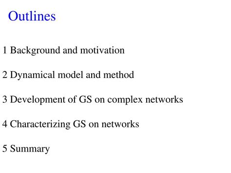 Ppt Generalized Synchronization On Complex Networks Powerpoint Presentation Id