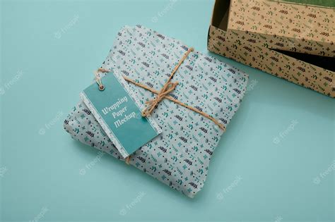 Premium Psd Mock Up Design For Tissue Paper Wrapping