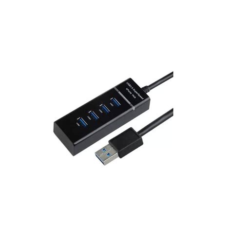 Hub Usb Multiplicador 4 Puertos Usb Luz Led Pc Notebook Full Generico