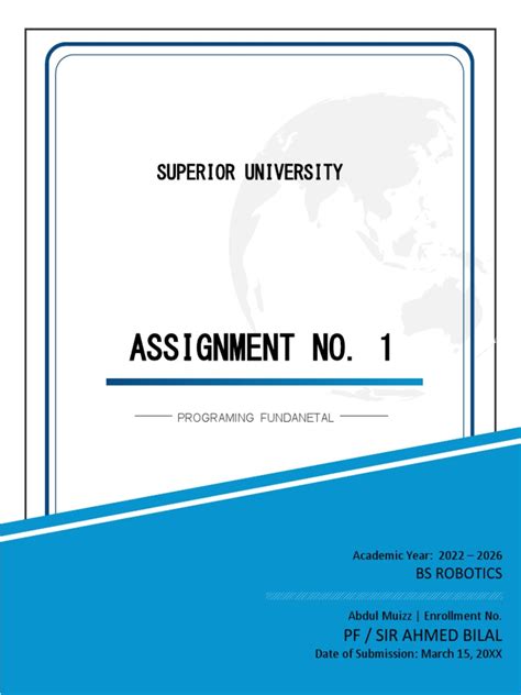 Pf Assignment No 1 Pdf Area Algebra