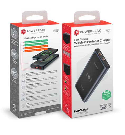 Powerpeak Wireless Charger Portable Battery Pack Mah Powerpeak