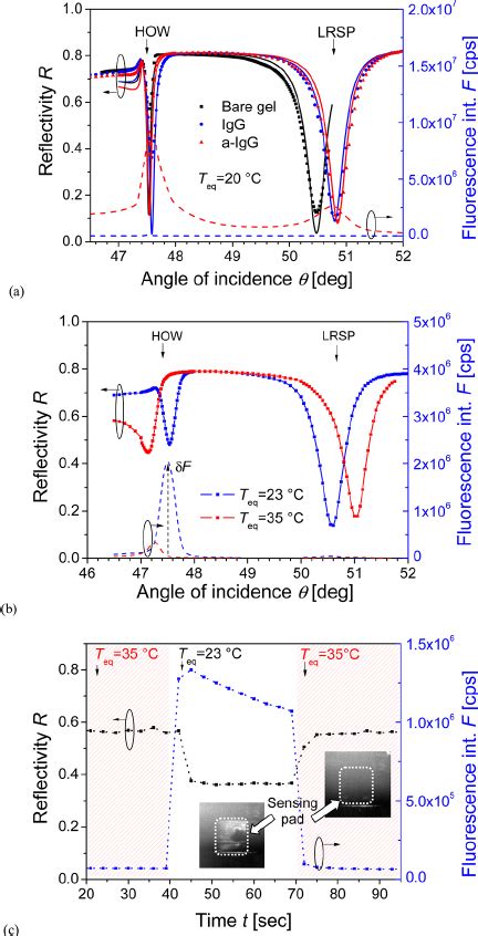 Angular Re Fl Ectivity And Fl Uorescence Spectra For Pnipaam Hydrogel
