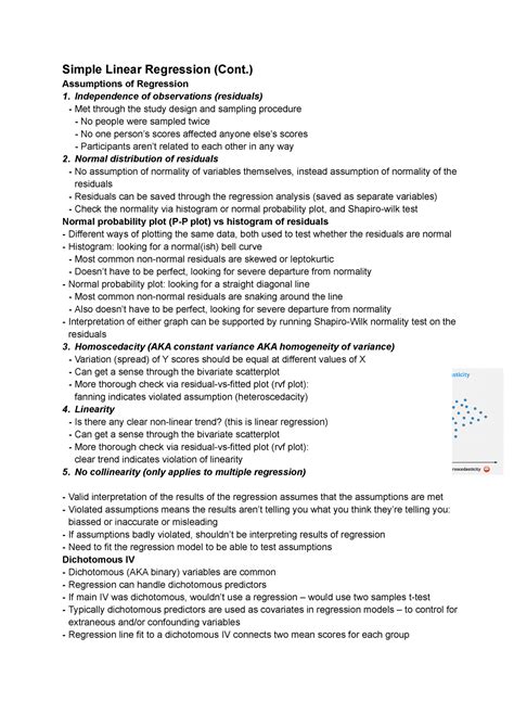 Psyu2248 Week 3 Week 3 Stats Lecture Notes Simple Linear Regression