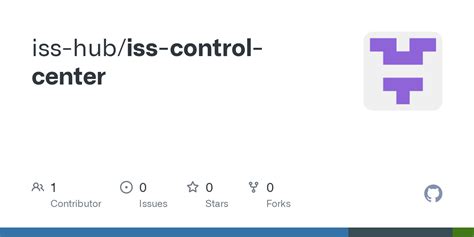 Github Iss Hubiss Control Center
