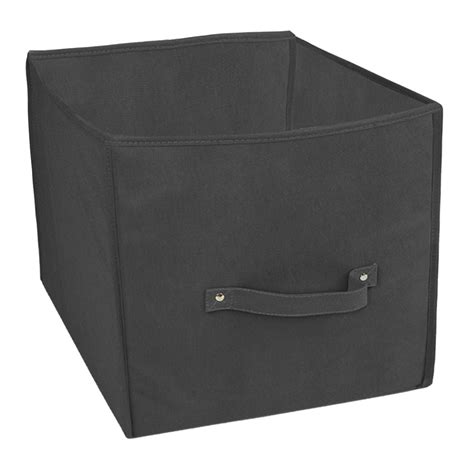 Storage Cube With Handle Black