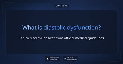 What Is Diastolic Dysfunction