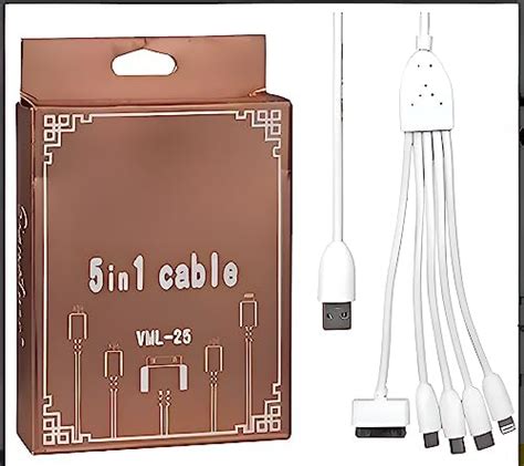 Universal Compact In Multi USB Charging Cable Micro USB Compatible With Android Windows
