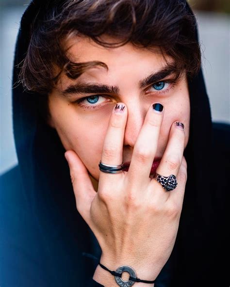 Colby Brock On Instagram People Think Its Weird That Im A Dude Wearing Black Fingernail